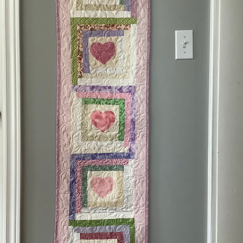 Heart Table Runner - Etsy