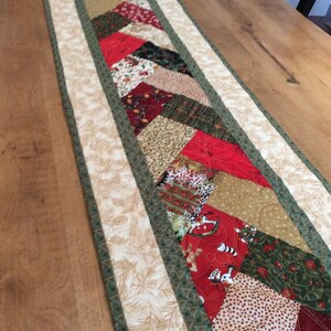 Extra Long Fall Christmas Quilted Table Runner Six Foot Table - Etsy