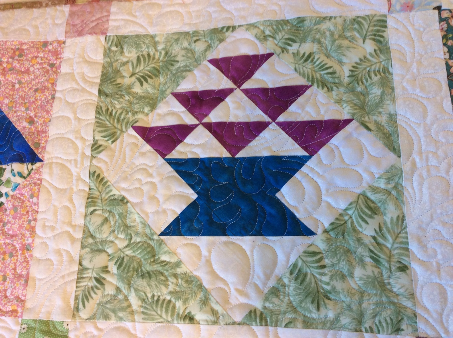 Scrappy Sampler Quilt in Bright Spring Colours Twin Size Bed - Etsy