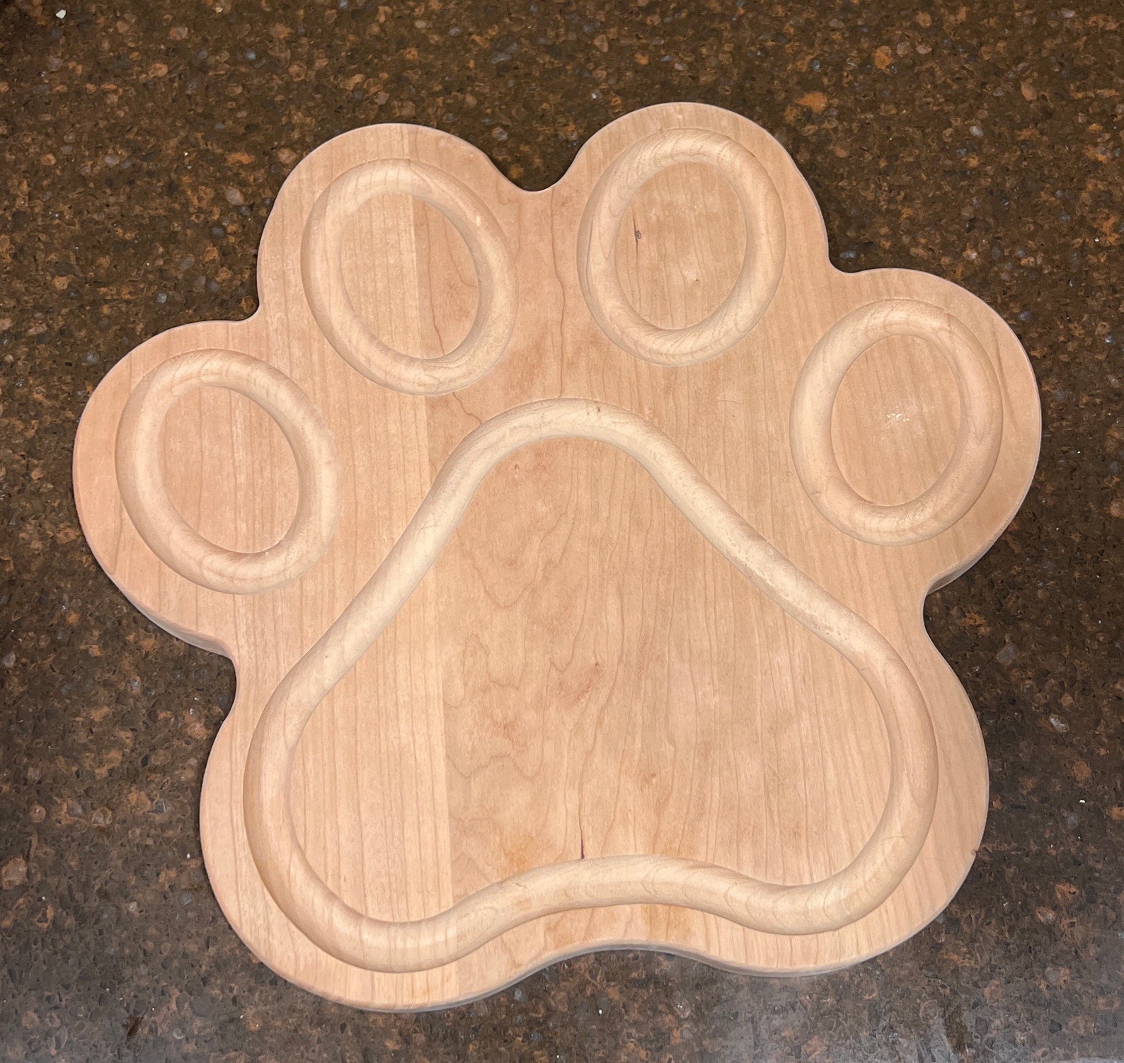 Dog Paw Shaped Cutting Board / Trivet / Cheese Board - Etsy