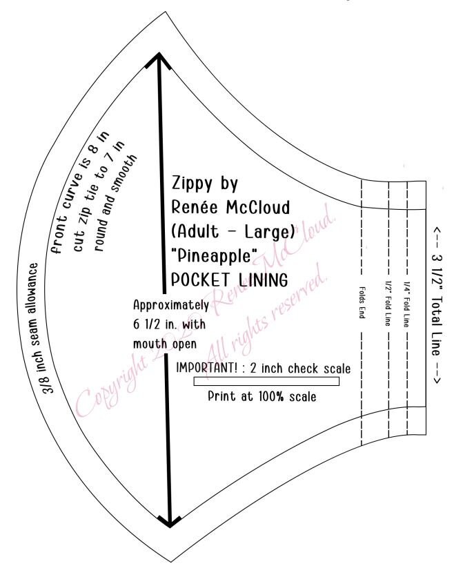 Acrylic Template for ZIPPY Style Face Mask Pattern Multiple - Etsy Canada