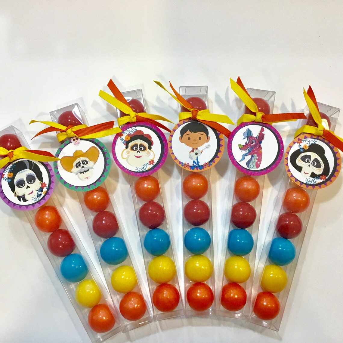 Disney Coco Gumball Tube Birthday Party Favors Set of 6 - Etsy