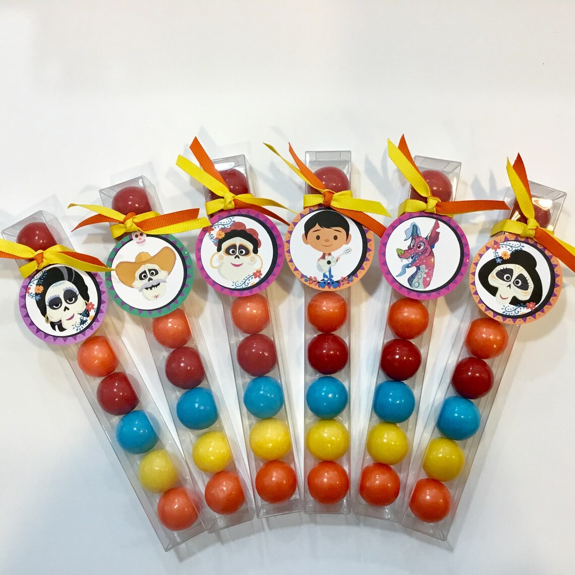 Disney Coco Gumball Tube Birthday Party Favors Set of 6 - Etsy