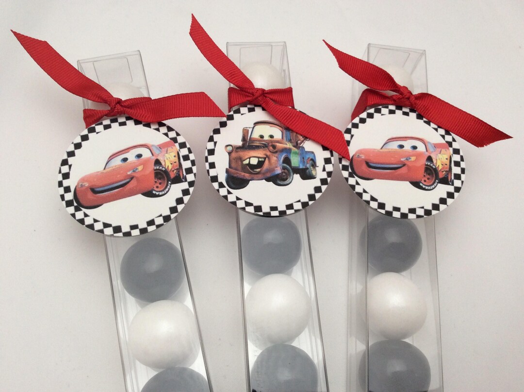 Disney Cars - Party Favor Gumball Candy, Set of 6 - Etsy