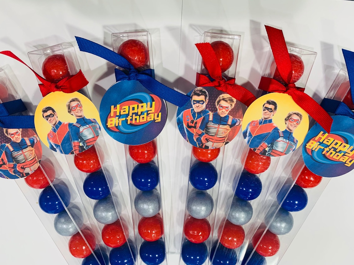 Henry Danger Birthday Party Favor Gumball Candy SET OF 6 - Etsy