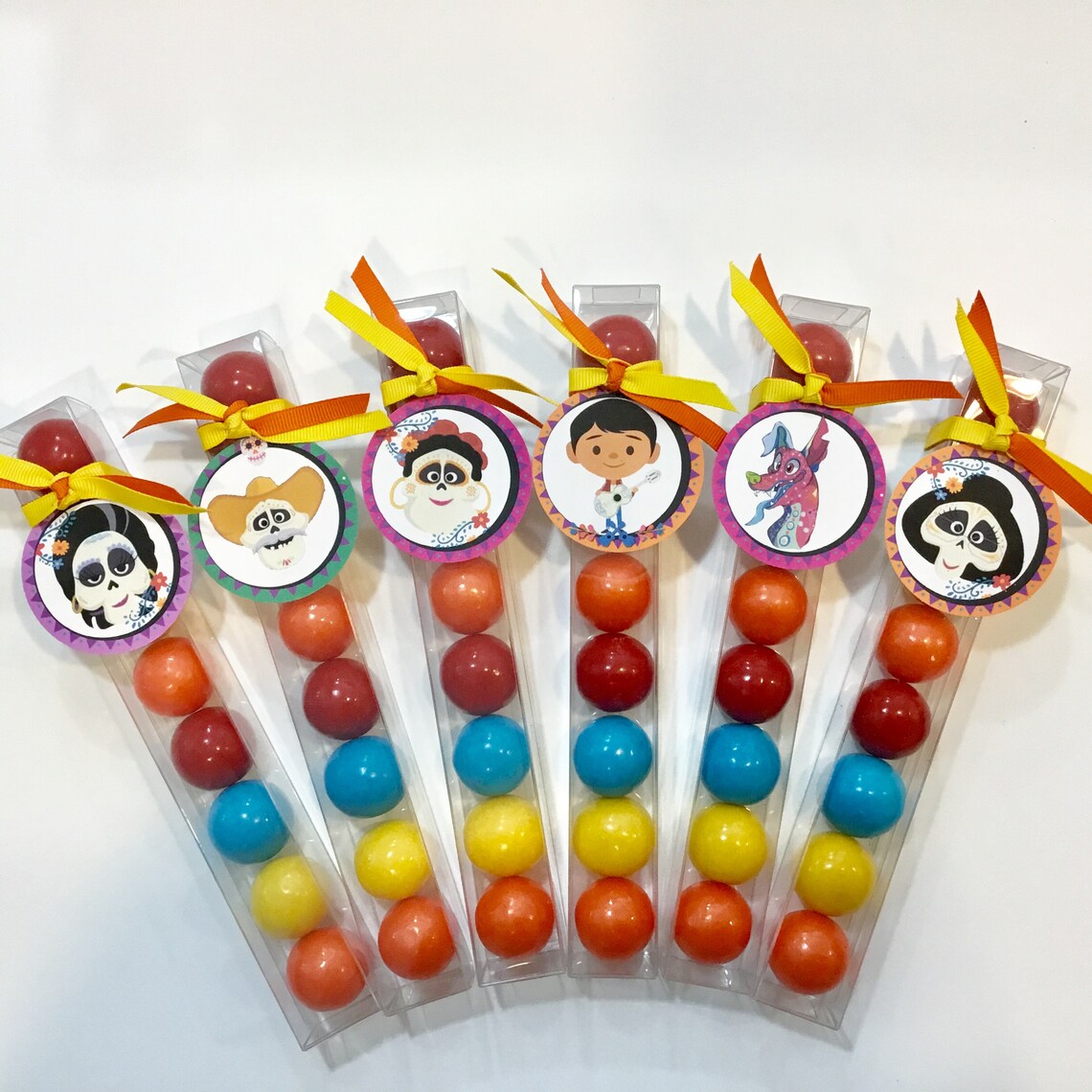 Disney Coco Gumball Tube Birthday Party Favors Set of 6 - Etsy