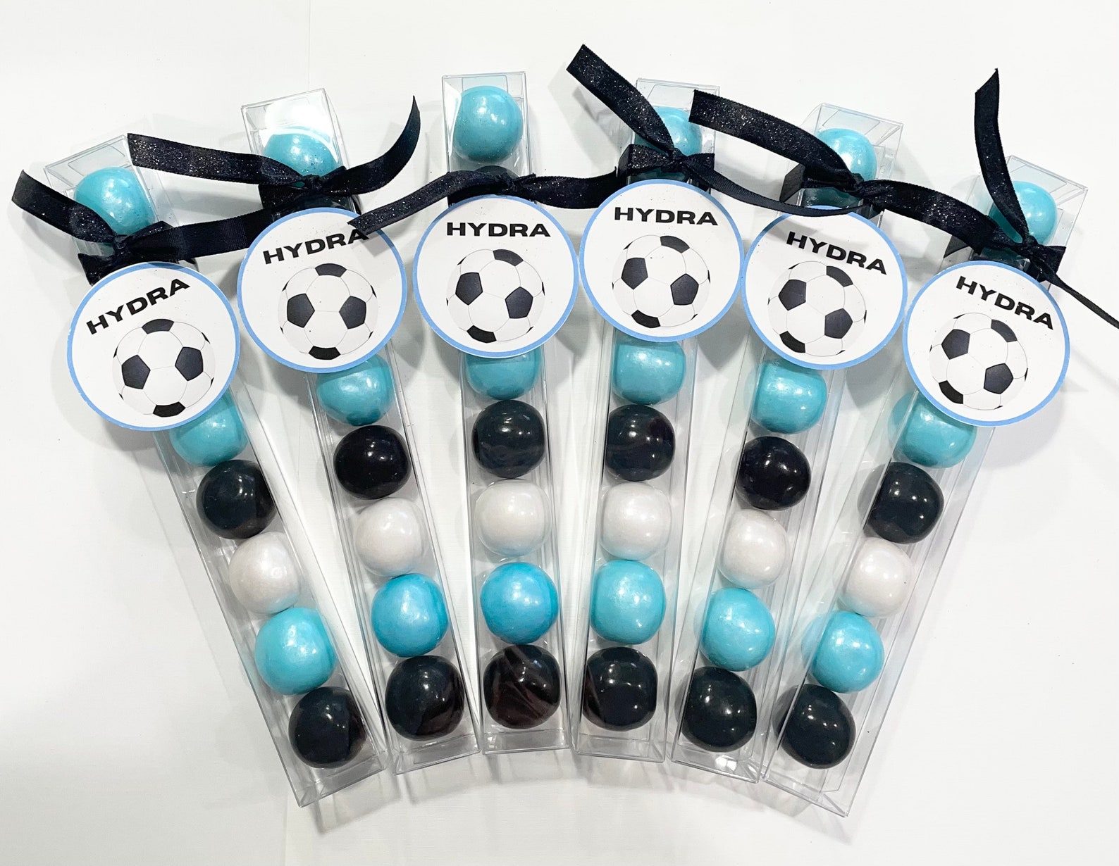 Soccer Ball Personalized Team Gumball Favors Set of 6 - Etsy