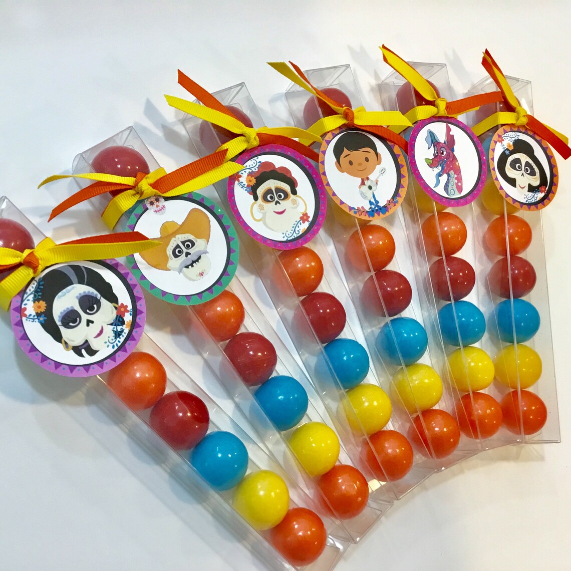 Disney Coco Gumball Tube Birthday Party Favors Set of 6 - Etsy