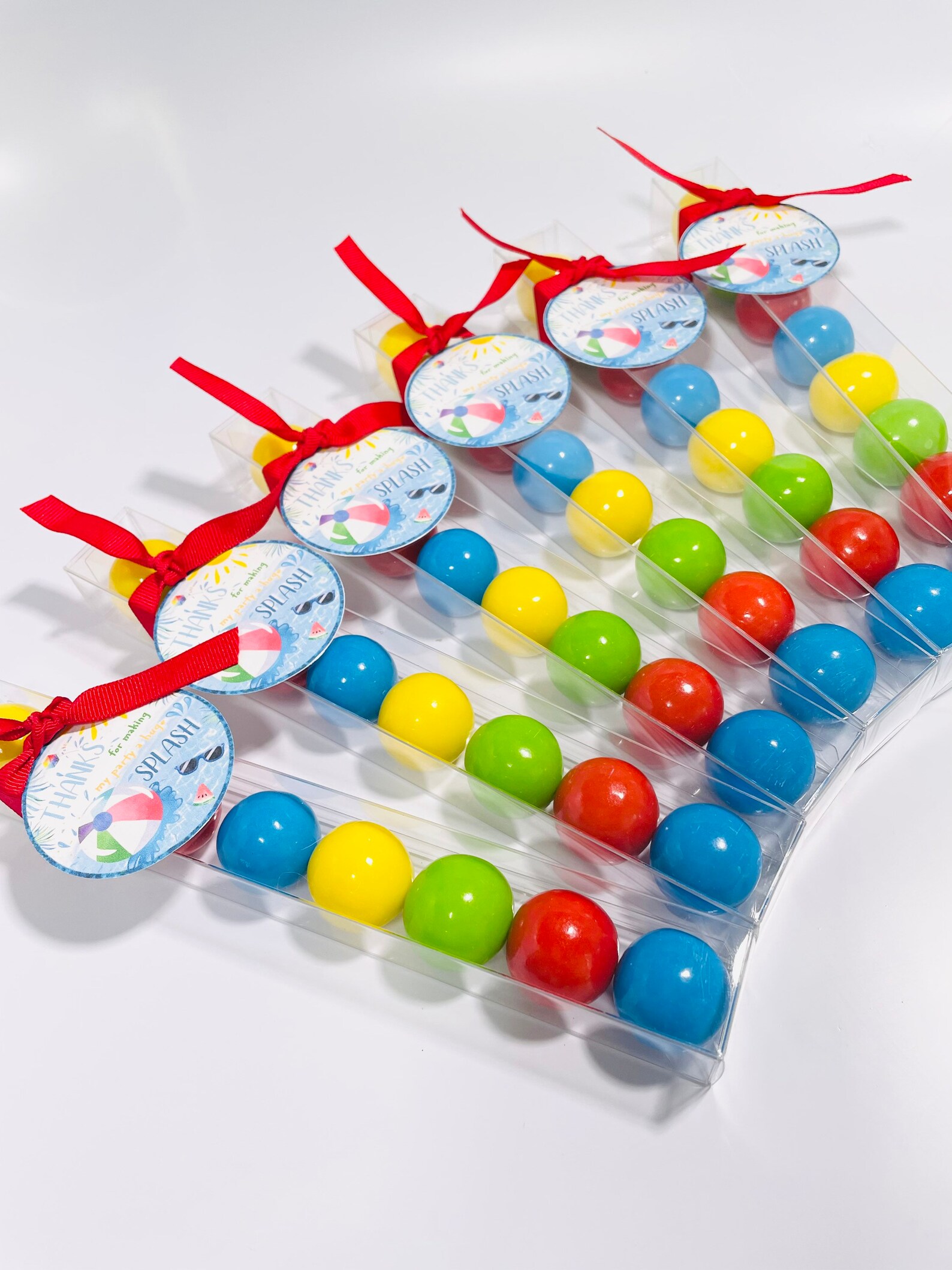 Boys Pool Party Birthday Party Favor Gumball Candy SET OF 6 - Etsy
