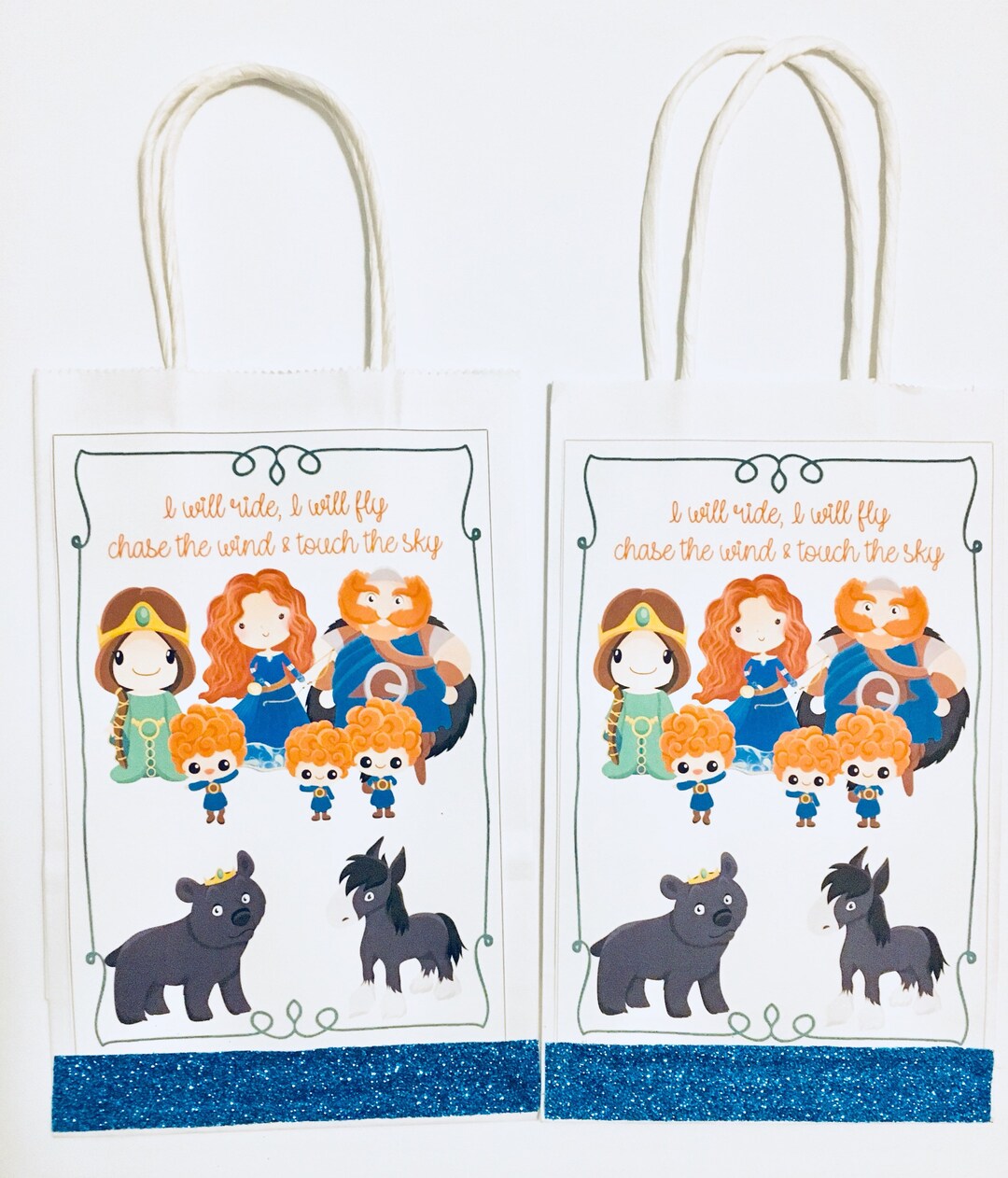 Princess Merida, Disney Brave, Birthday Party, Wedding Favor Bags, Set ...
