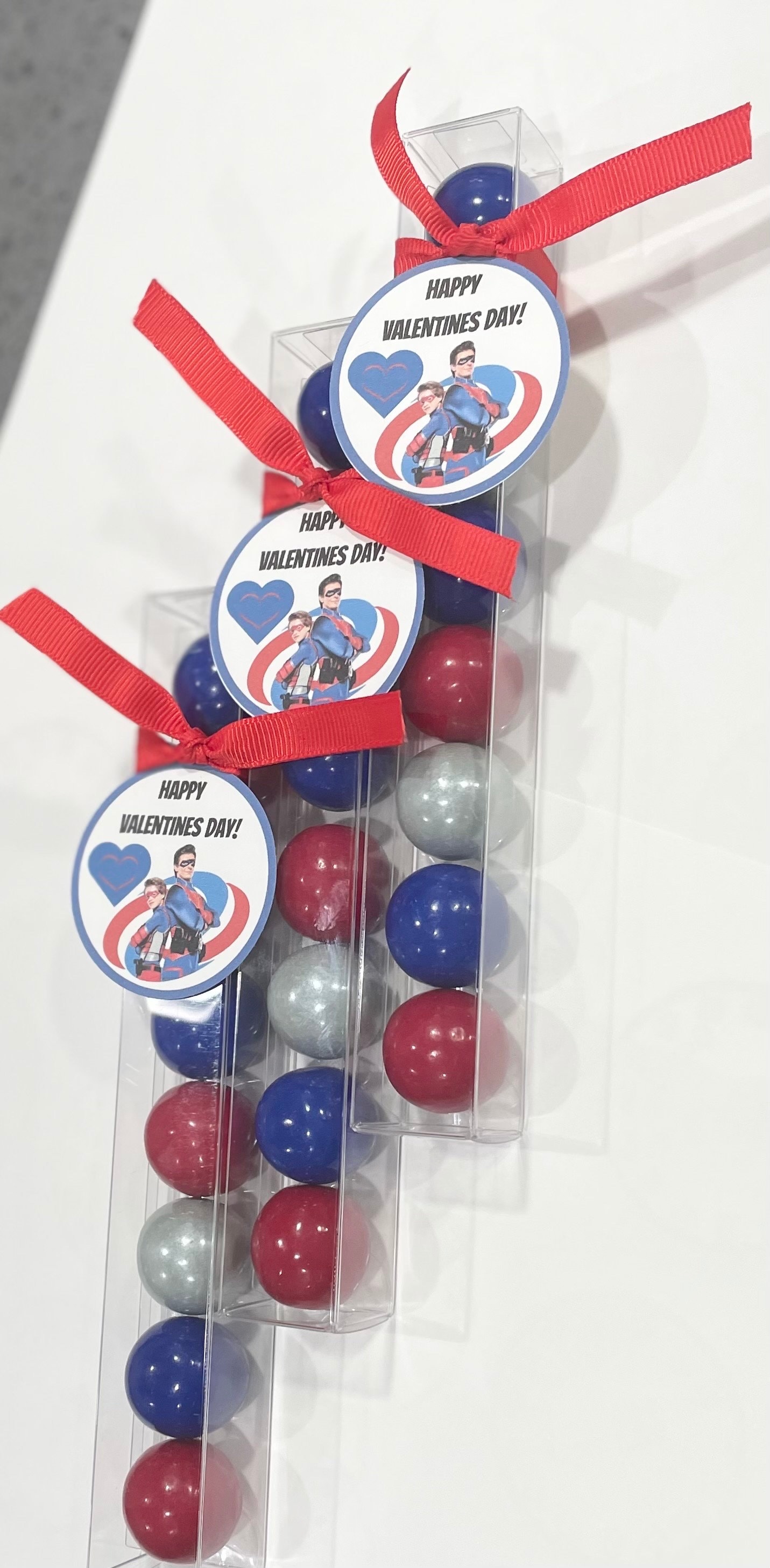 Henry Danger Valentines - Party Favor Gumball Candy, SET OF 6 - Etsy