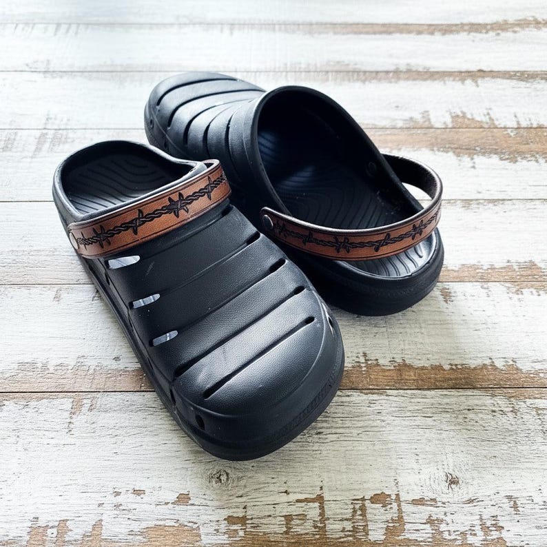 Leather Croc Straps - Replacement Straps for Crocs - Etsy