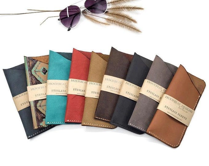 Padded Eyeglass Case, Soft Pouch for Eye Glasses, Sunglass Pouch, Case ...