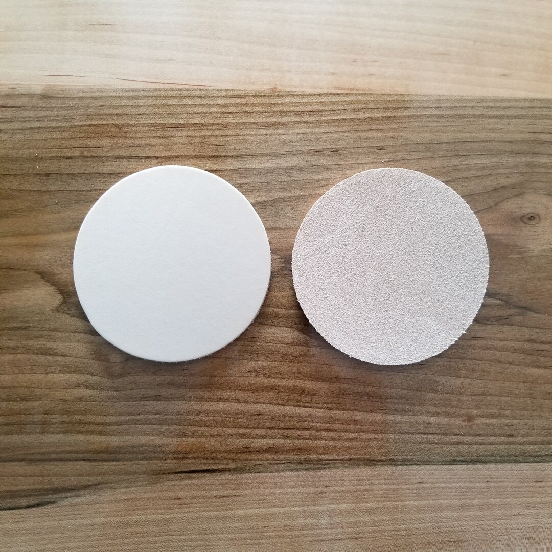 Veg Tan Leather Die Cut Coaster Blanks - Etsy
