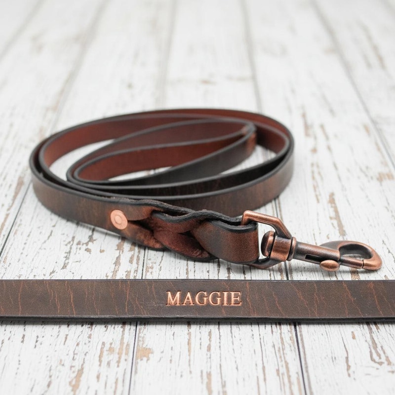 Leather Dog.lead - Etsy