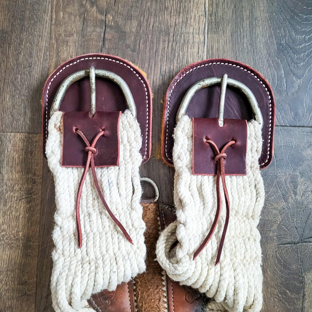 Leather Girth Buckle Guard Pair, Keep Horse Safe Buckle Protector ...