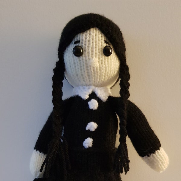 Wednesday Addams Doll - Etsy