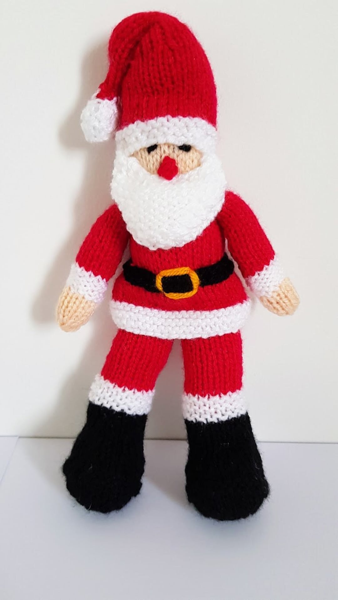 Knitting Pattern Pdf Santa, Knitting Hobby, Christmas, Christmas Gift ...
