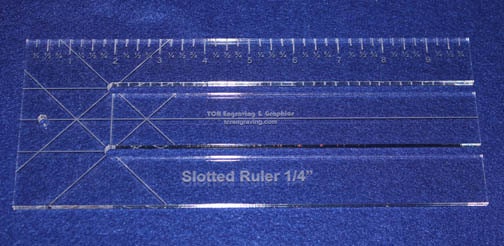 10 Slotted-ruler Choose Your Slot Size Acrylic | Etsy