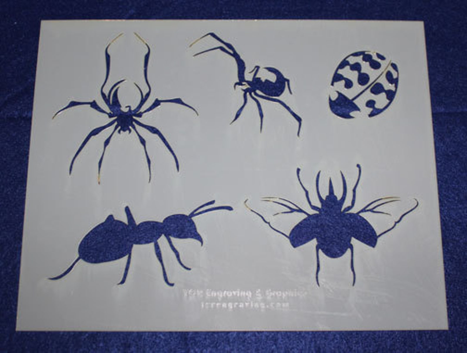 Bug Stencil Set 8" X 10" - Stencil- 14 Mil Mylar - 2 Pieces - Etsy