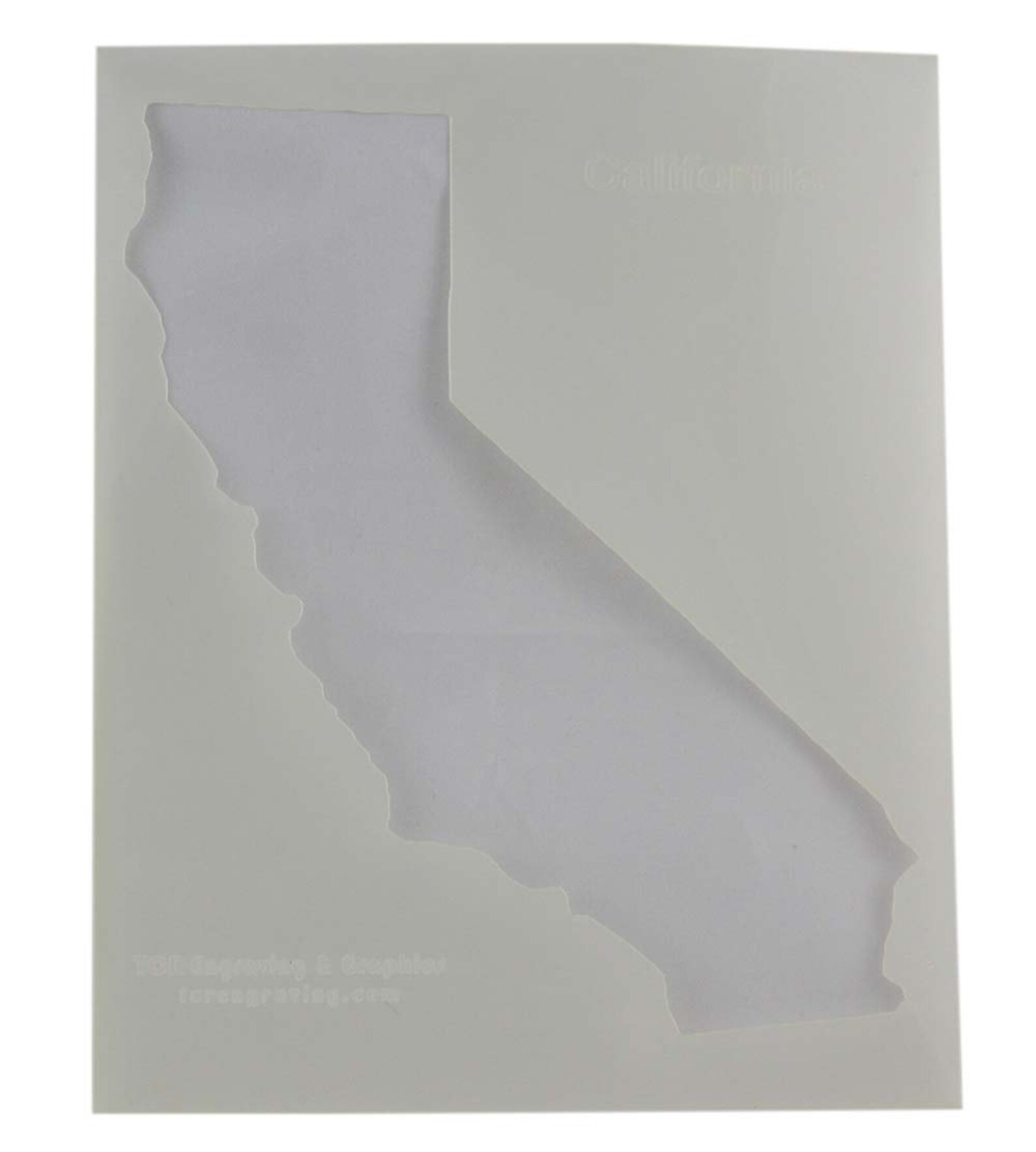 State of California - Stencil- 14 Mil Mylar- 8" X 10" - Etsy