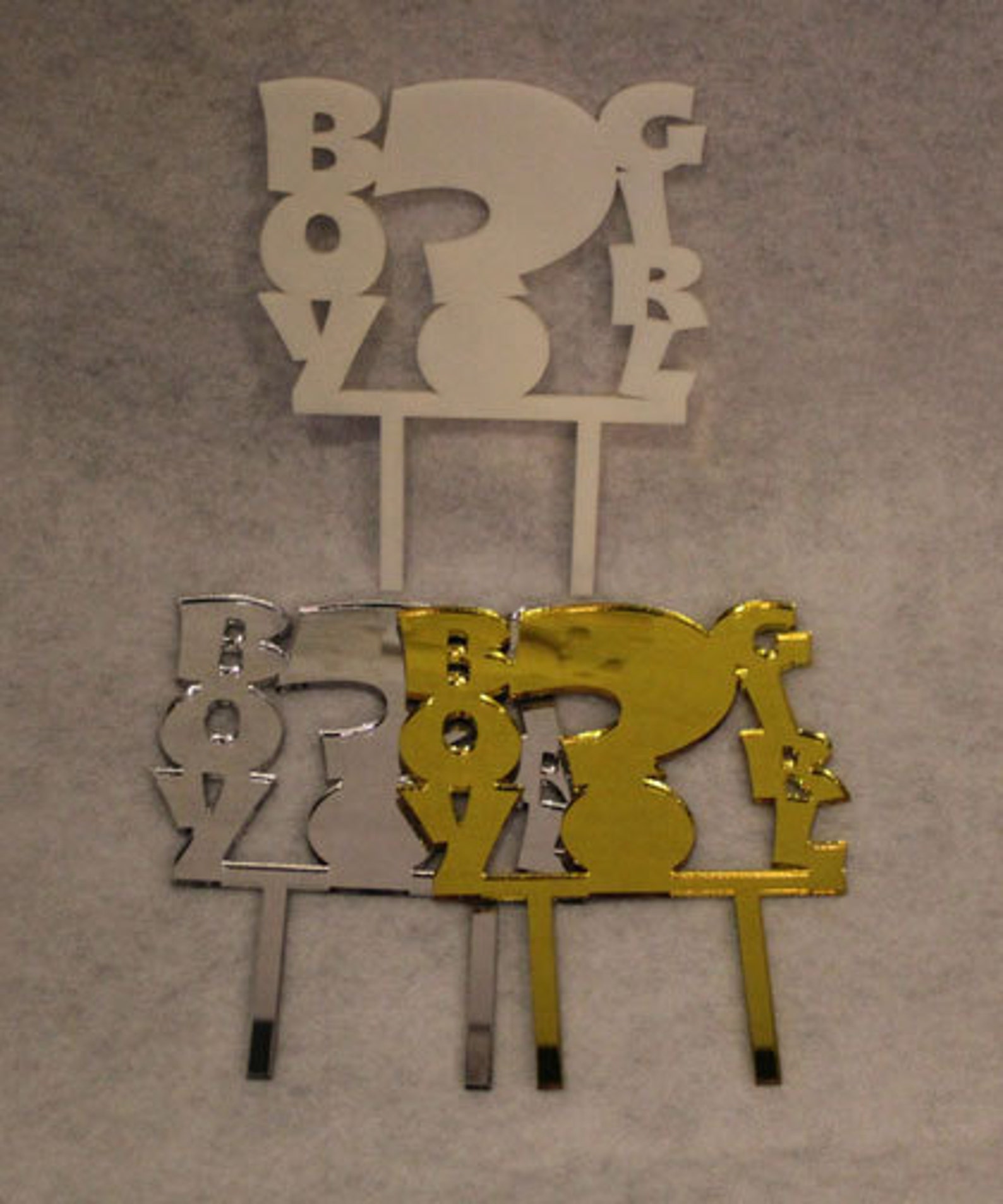 Baby Shower Question Mark Cake Topper 1/8 Acrylic - Etsy