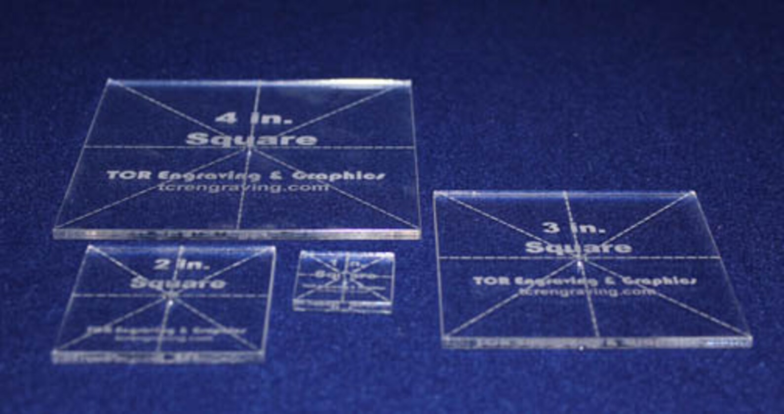 4 Piece X Square Set 1 2 3 4 - Etsy