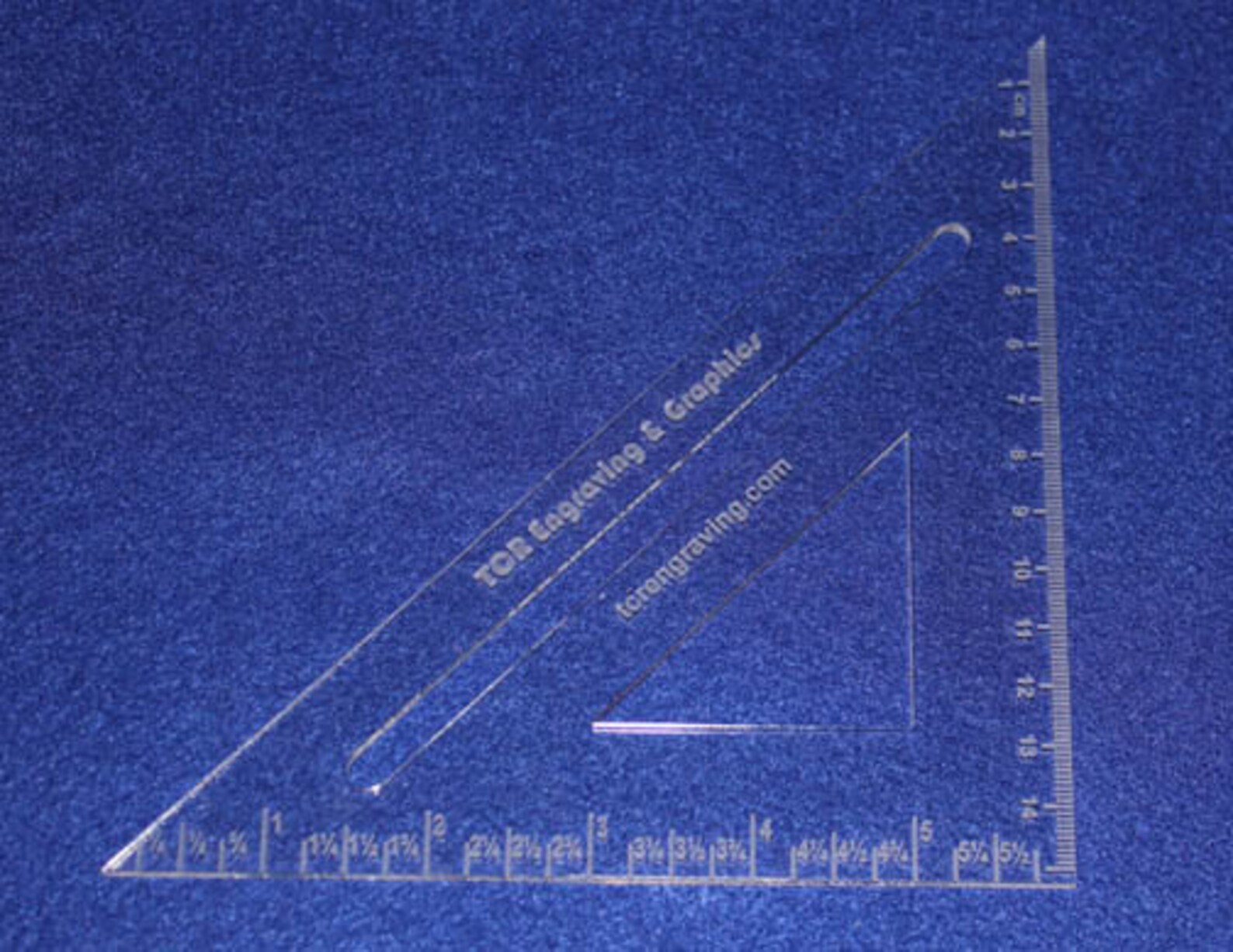 Laser Cut Drafting Square & Eraser Shield - 1/8" Acrylic and 14 Mil ...