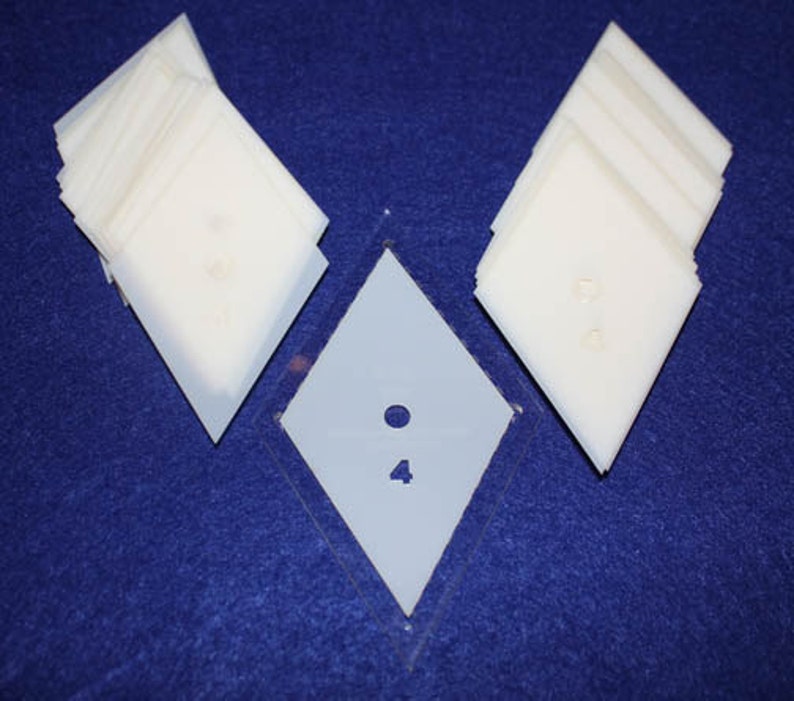 Mylar 4 Diamonds 51 Piece Set Quilting / Sewing | Etsy