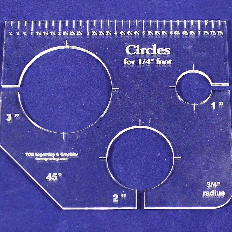 Quilting Ruler Template - Etsy