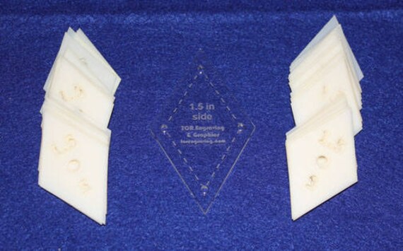 Mylar With 1.5 Side Diamonds 51 Piece Set Quilting / - Etsy