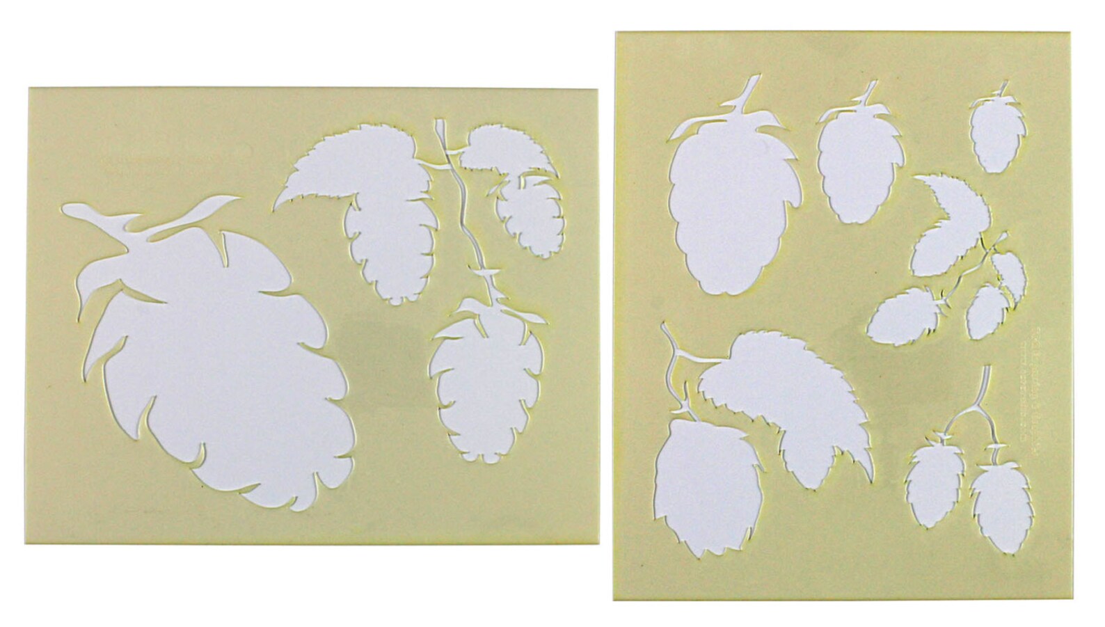 2 Piece Set Hops Stencils 8" X 10" - 14 Mil Mylar - Etsy