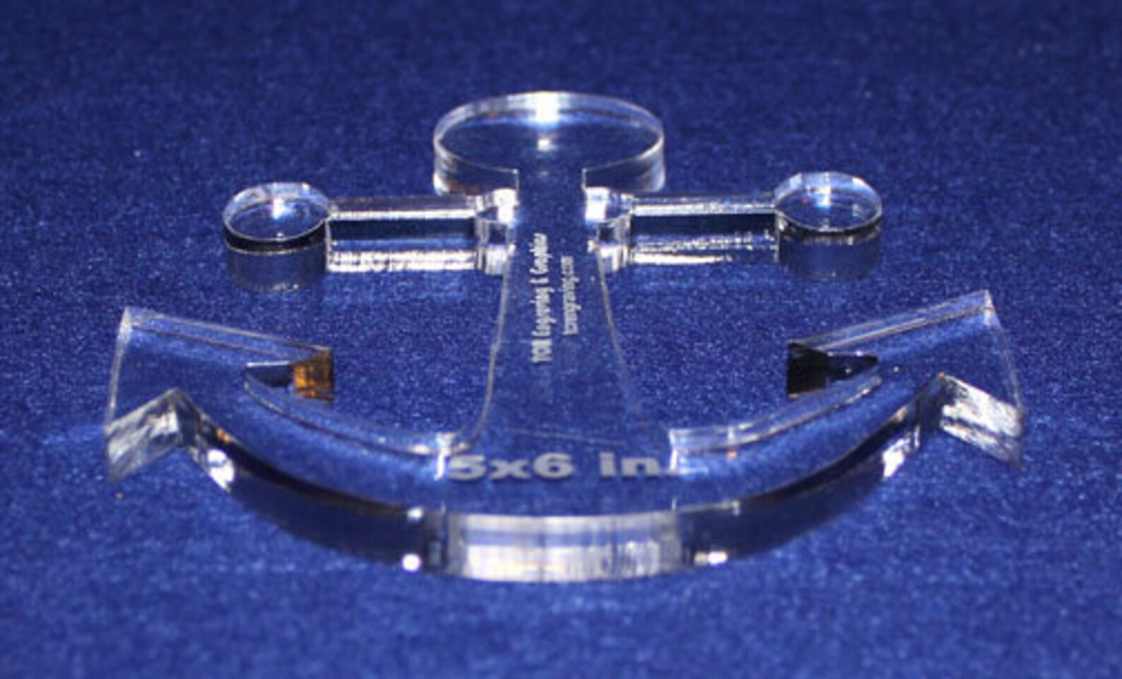 Anchor 5x6 1/4 or 3/8 Thick Clear - Etsy