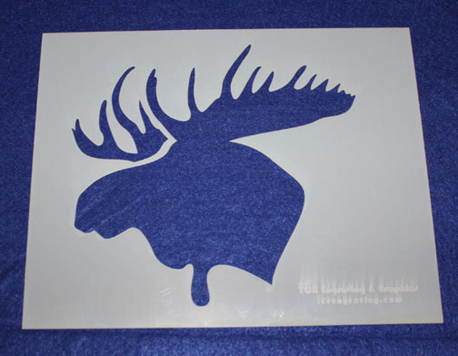 4 Piece Set Moose 8 X 10 Stencil 14 Mil Mylar - Etsy