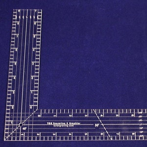 9" L-shaped Ruler. Clear Acrylic - Quilting/sewing/template - Etsy