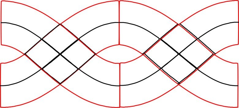 Quilting Template Border Braid Clear Acrylic 2 Sizes to | Etsy