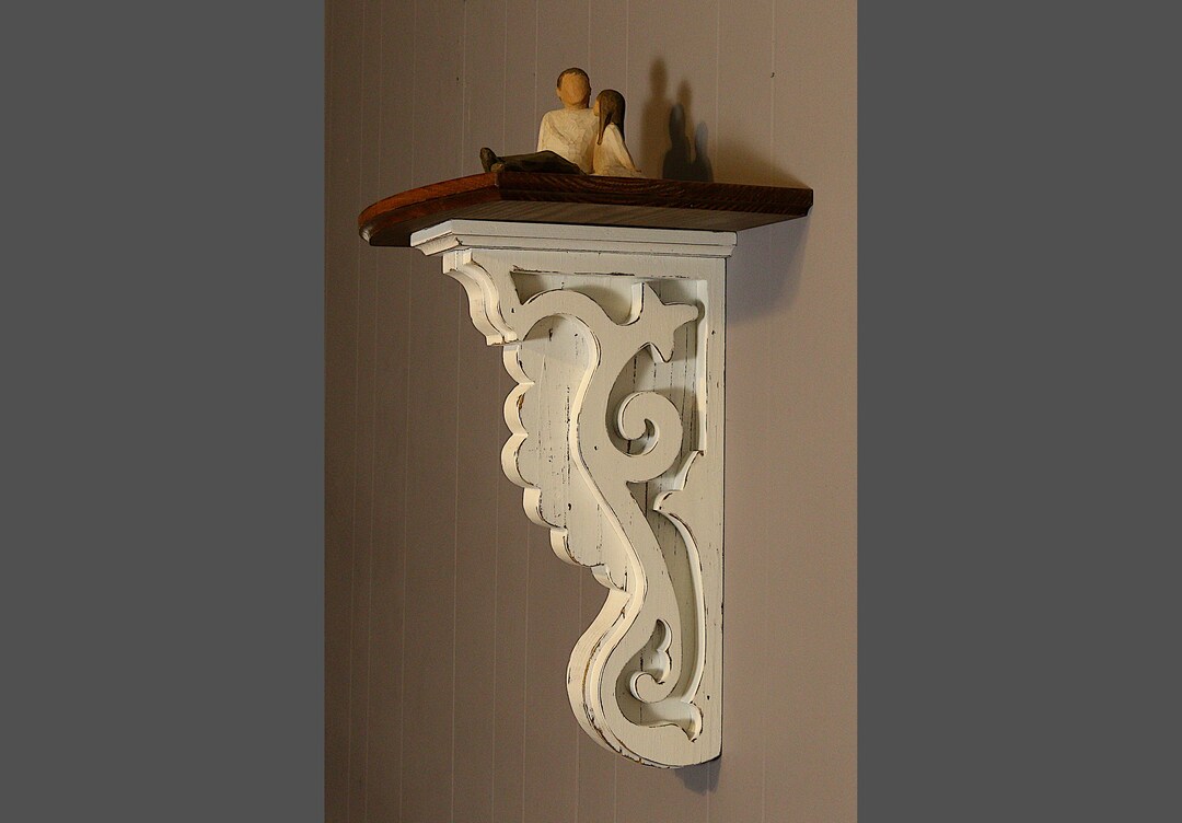Hallstatt Corbel With Shelf, Victorian Corbel, Farmhouse Corbel, Shelf ...