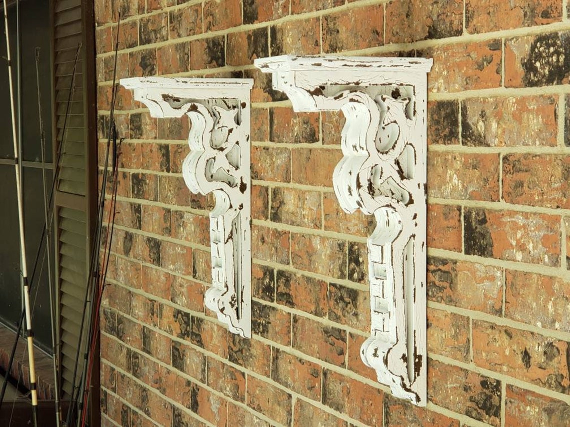 Prague Corbels, Pair, Set of 2, Large Corbels, Farmhouse Corbel ...