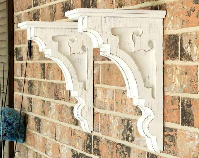 Fluer De Lys Corbels, Victorian Corbel, Farmhouse Corbel, Shelf ...