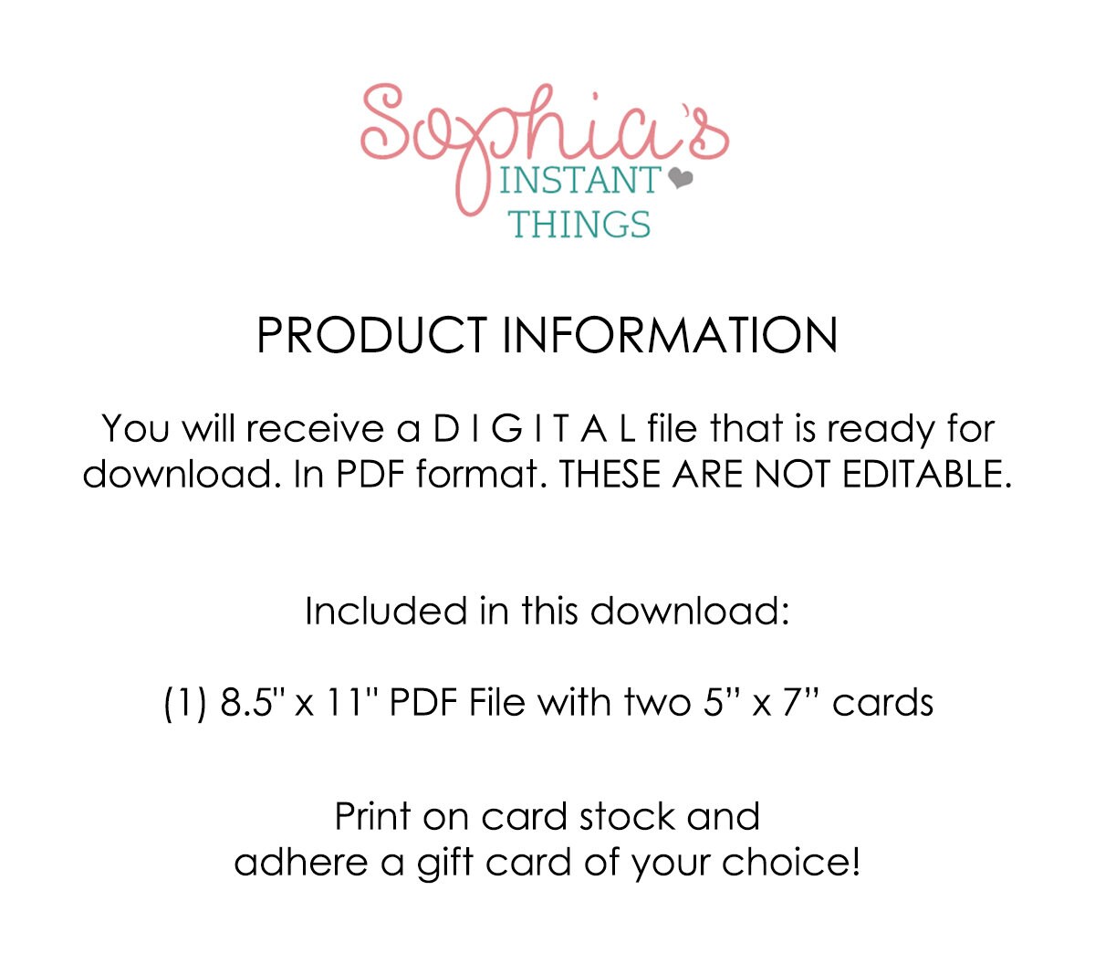 PRINTABLE Loaded Tea Gift Card Holder, Thanks for Being so Tea-riffic ...