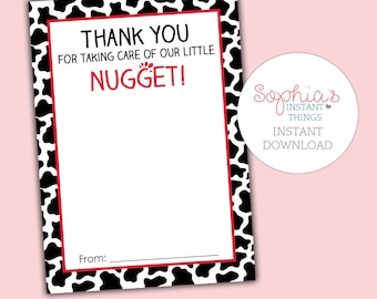 PRINTED Chick Fil A Gift Card Holder, Teacher Appreciation Gift Card ...