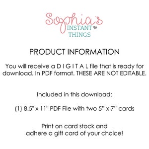 PRINTABLE Donuts Gift Card Holder, Thanks A Latte for Taking Care of ...