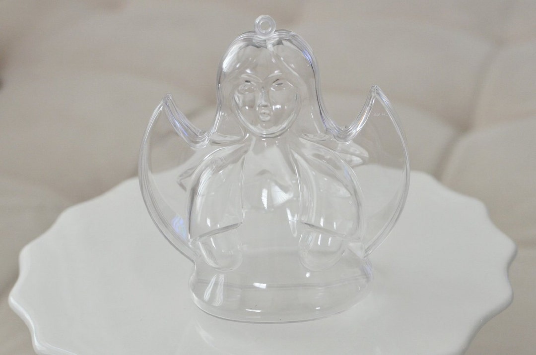 Clear Plastic Angel Shaped Container Favor Box DIY Ornament - Etsy