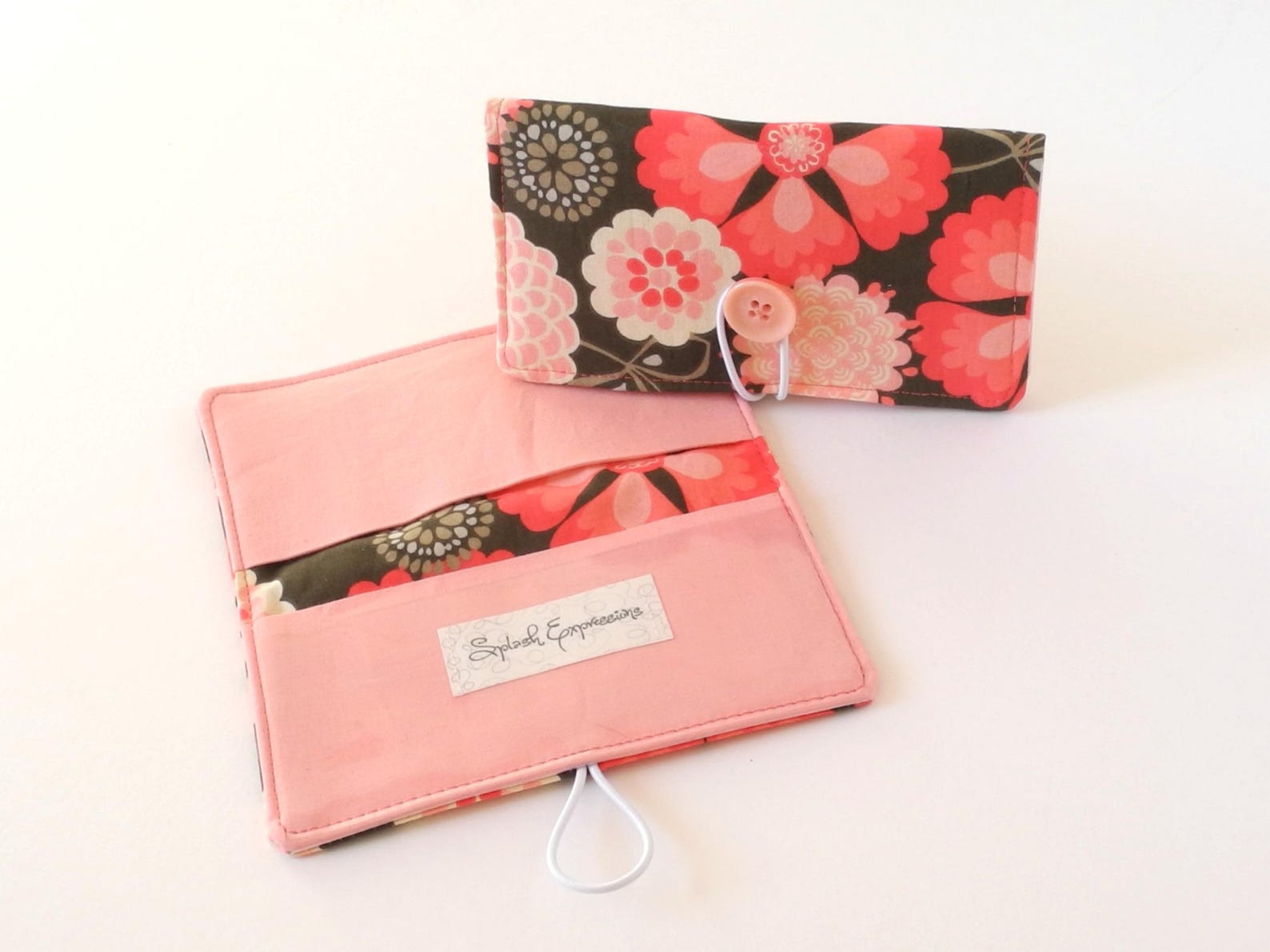 Checkbook Cover Checkbook Holder Checkbook Wallet Colorful | Etsy