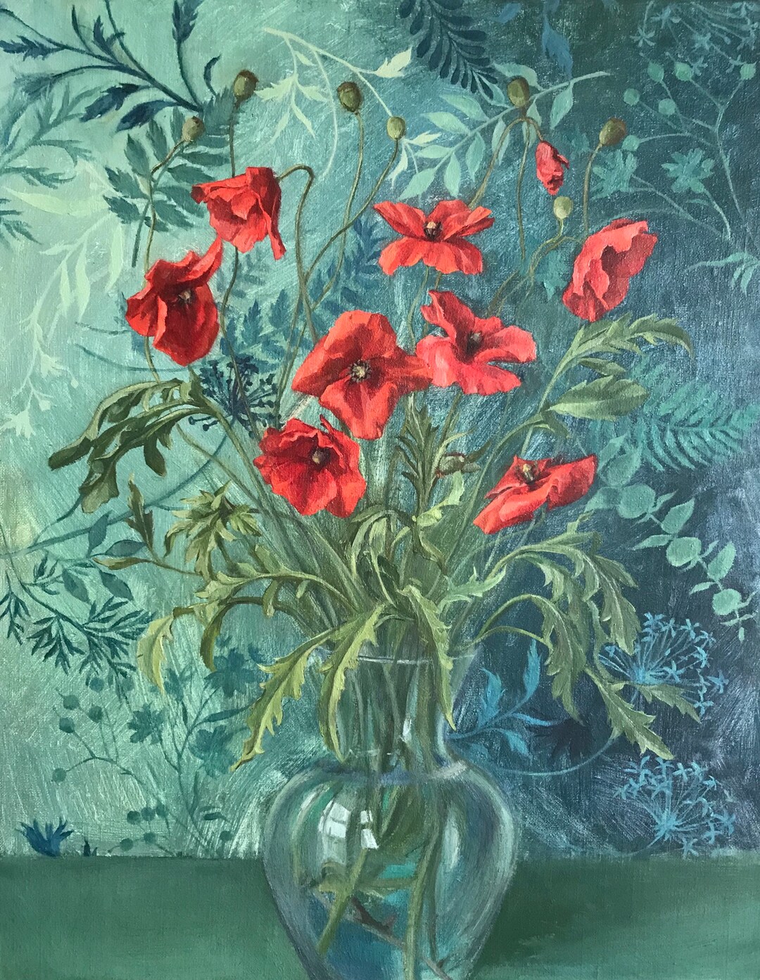 Green Still Life - Etsy