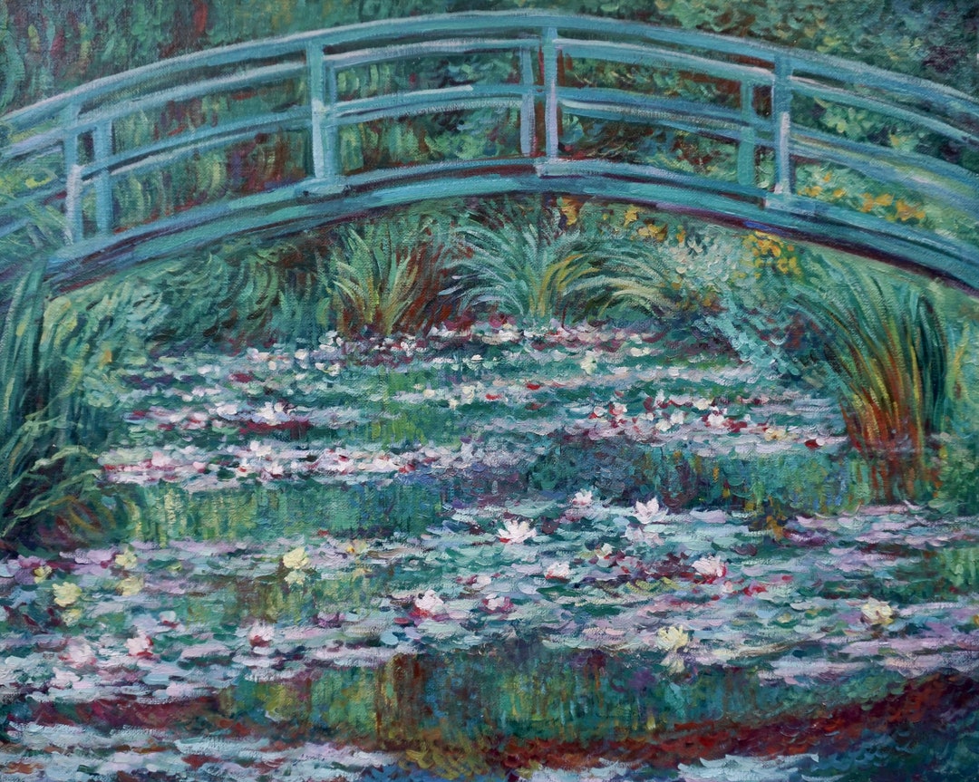 Claude Monet Japanese Bridge. Copy of the Master Piece in Oil on ...