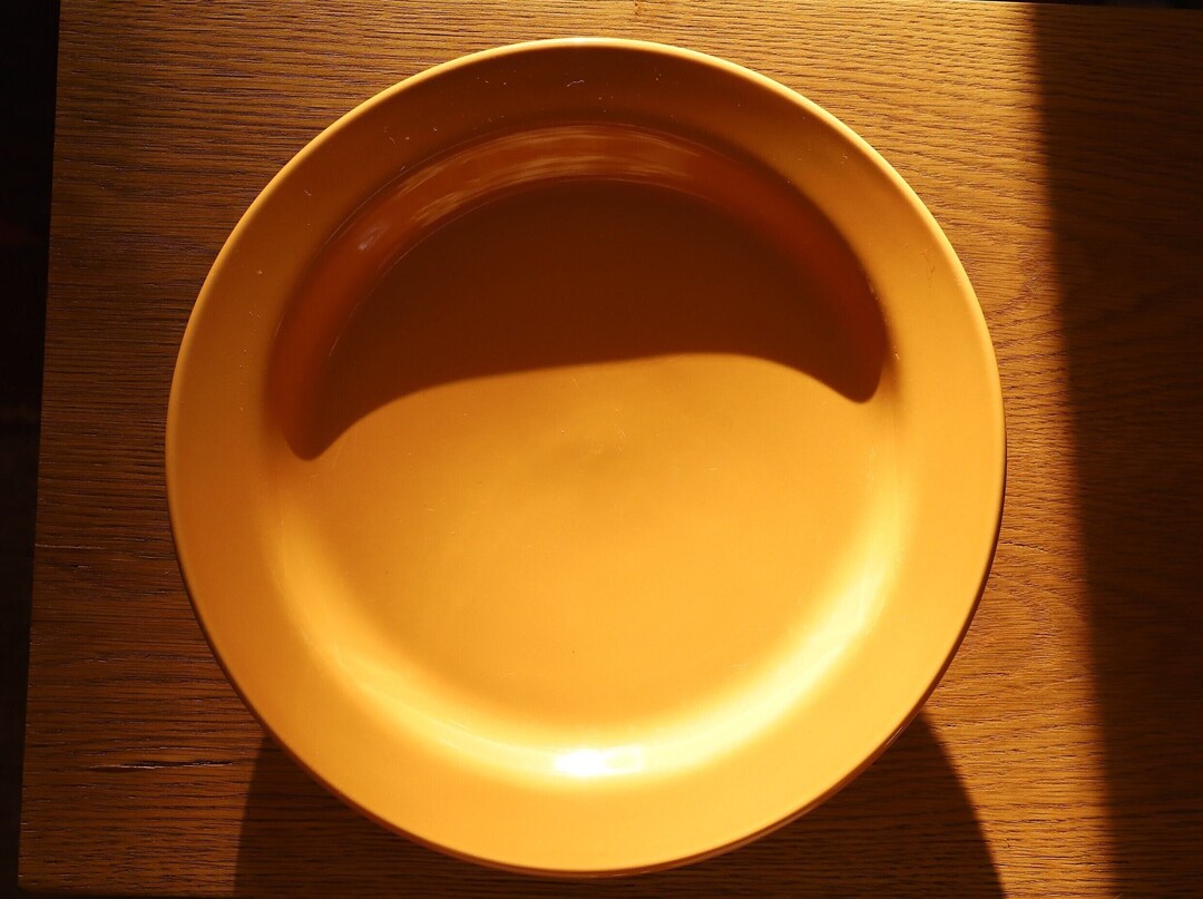 HENN Pottery 12" Burnt Orange Serving Plate - Etsy