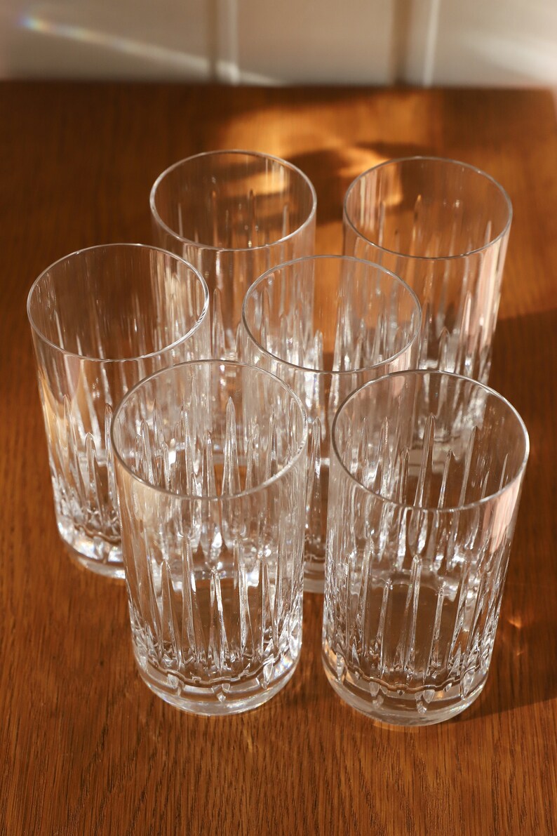 One Miller Rogaska Highball Lead Crystal Glass Made in Slovenia Cut ...