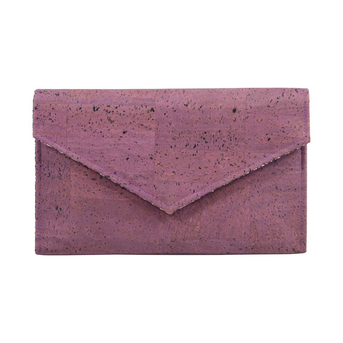 Purple Clutch-cork Clutch-chic Bag-eco Friendly Purse-vegan - Etsy