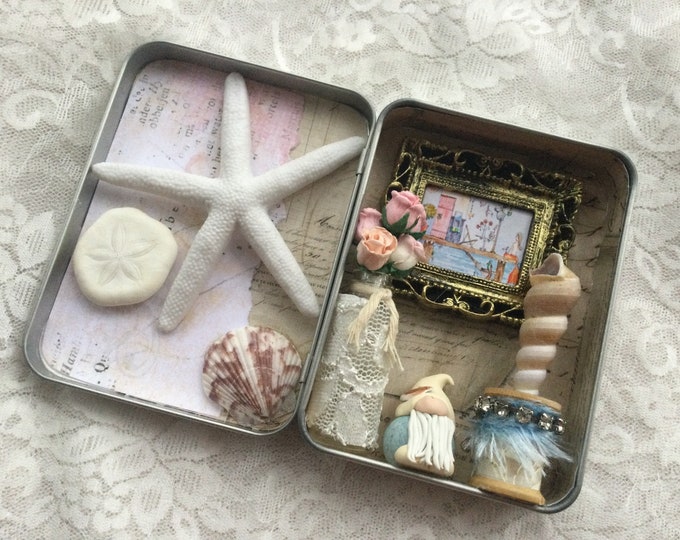 Altered Altoid Tin, Beach Theme Diorama, Seaside Gallery - Etsy